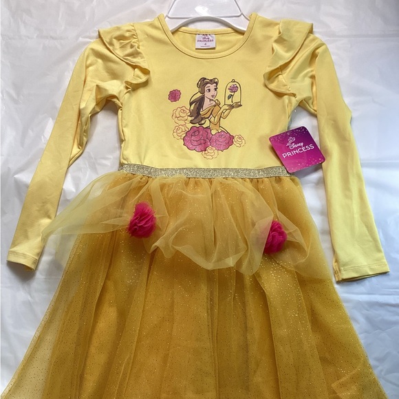 Disney | Dresses | Disney Princess Yellow Dress With Pink Accents ...